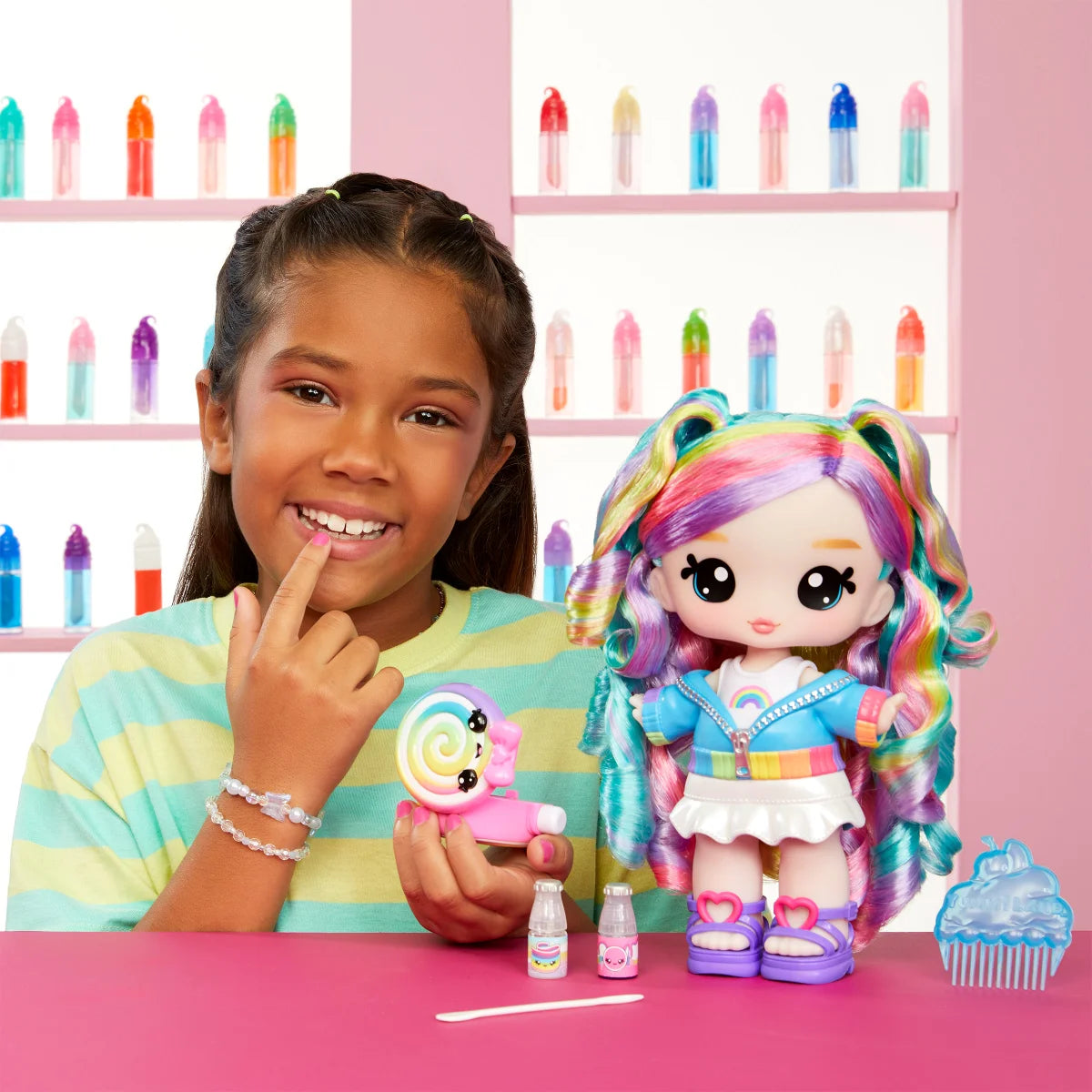 Yummiland Lip Gloss and Perfume Set - Skyler Rainbow Belt