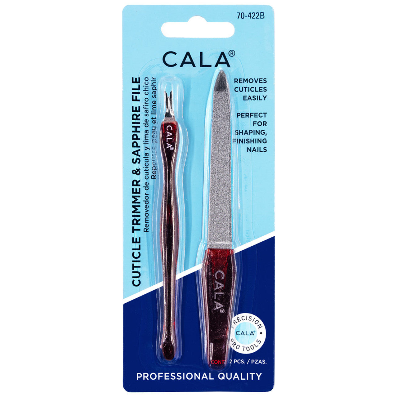 CALA - CUTICLE TRIMMER & SAPPHIRE FILE