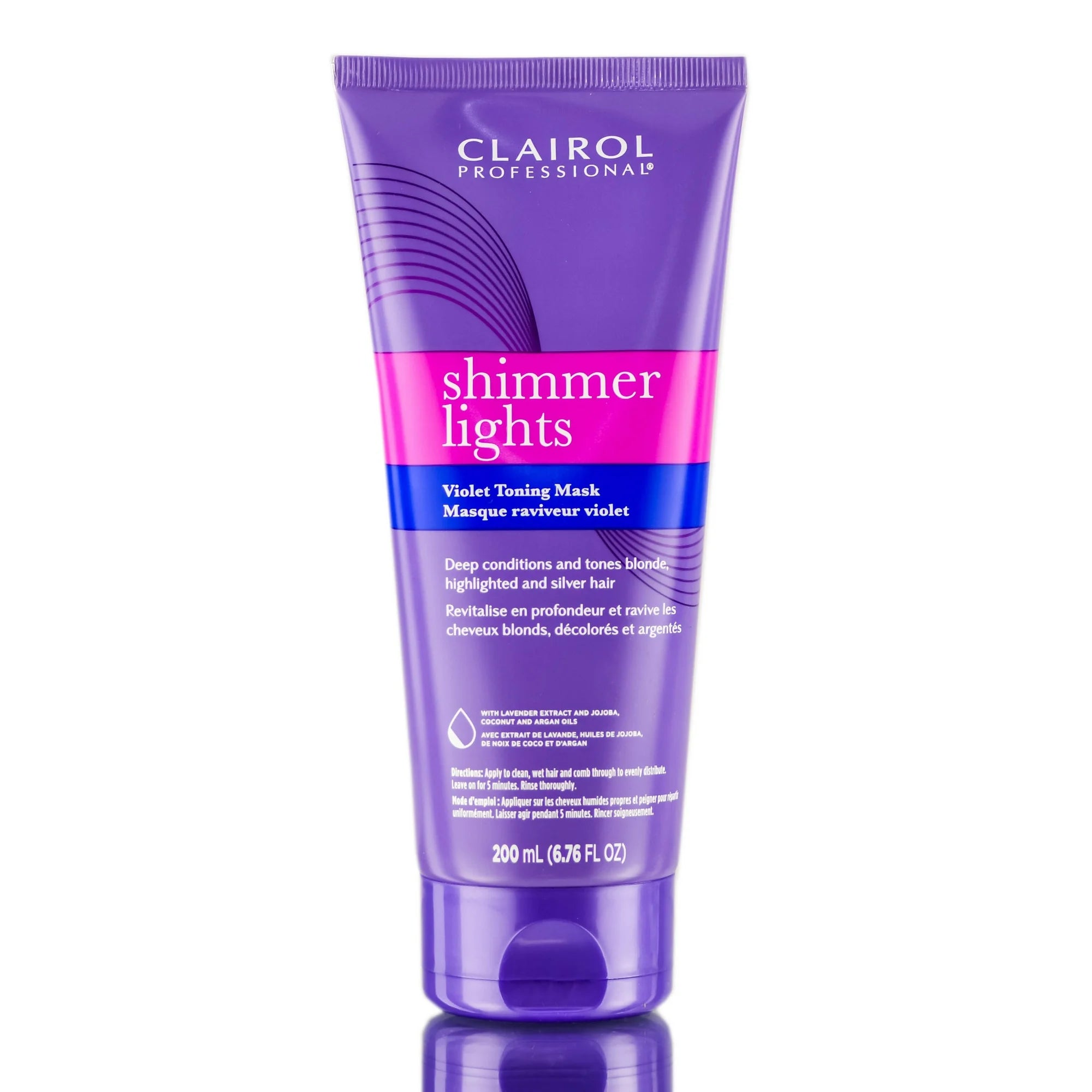 Clairol Shimmer Lights Purple Toning Mask - 192 g